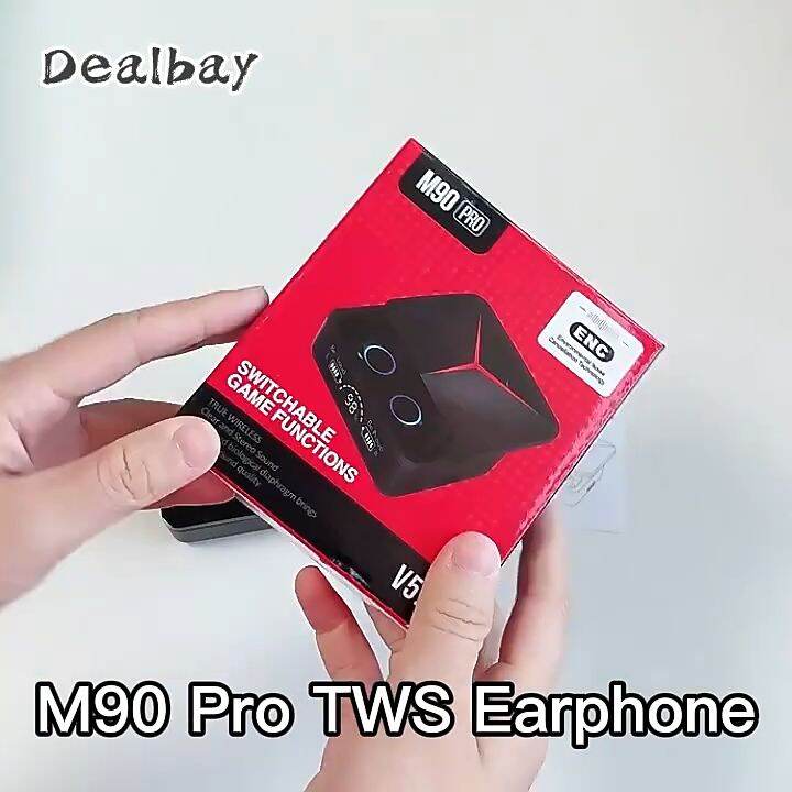 หูฟัง M90PRO หูฟังบลูทูธ สำหรับเล่นเกม สเตอริโอ พร้อมหูฟังไมโครโฟน M90 ...