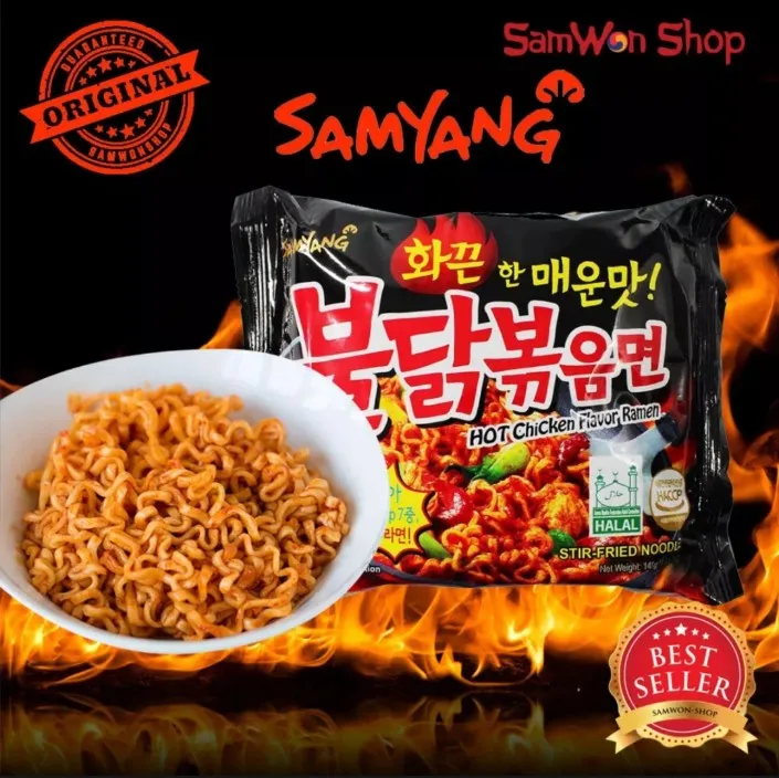 Mie samyang hot chicken ramen 140gr | Lazada Indonesia
