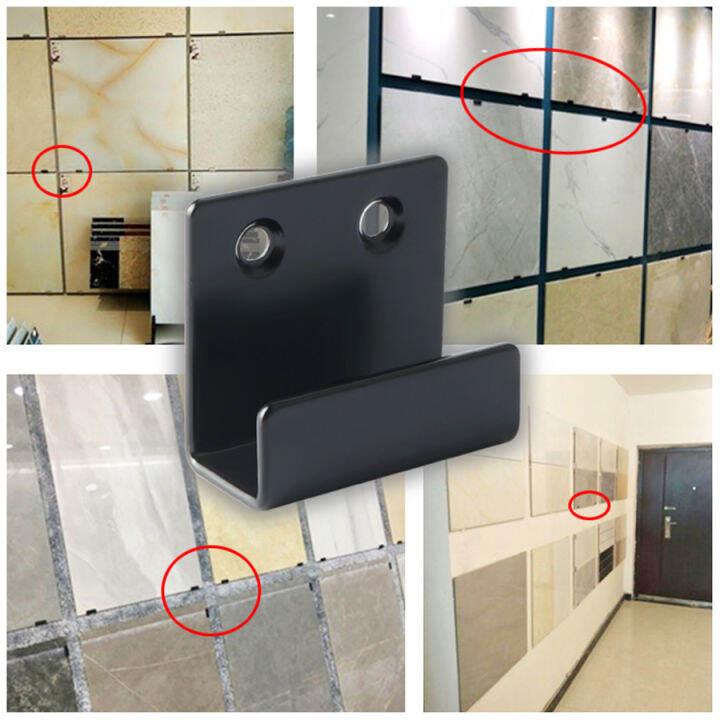 （10 full sets）Tile Display Bracket Tile Wall Mount Brackets Hooks ...