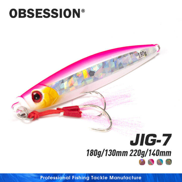 เหยื่อตกปลาโลหะเรืองแสงอย่างช้าๆ150G 200G 260G จิ๊กตกปลาน้ำเค็มเบ็ดตกปลาน้ำเค็มเหยื่อตกปลาเหยื่อ ...