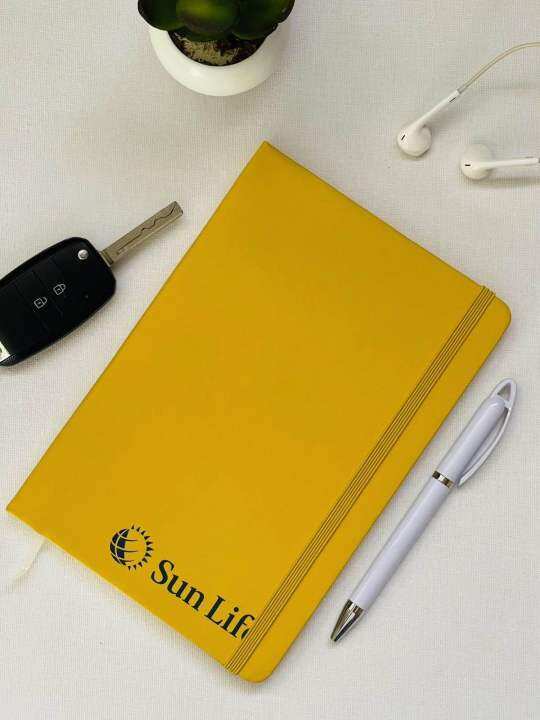 SUN NOTEBOOK | MOLESKIN RUBBER WITH BOOKMARK AND GARTER LOCK | Lazada PH