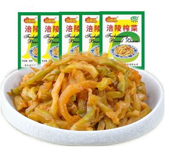（Chinese seasoning）Authentic Fuling mustard pickles, crispy mouth ...