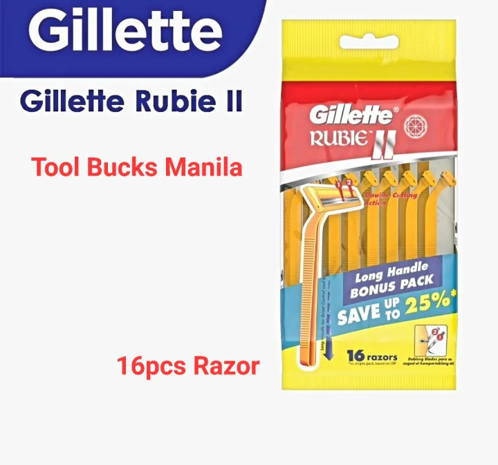 Gillette Rubie Disposable Razor 16pcs | Lazada PH