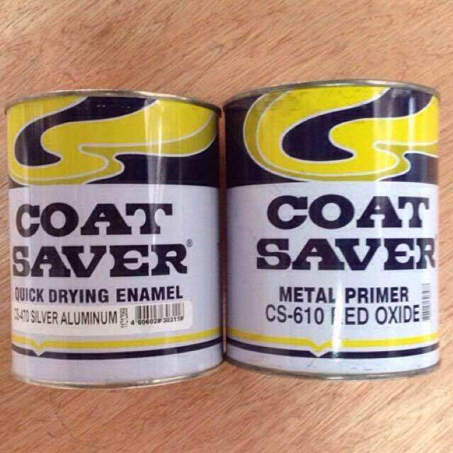 coatsaver Metal primer red oxide silver aluminum 1L | Lazada PH