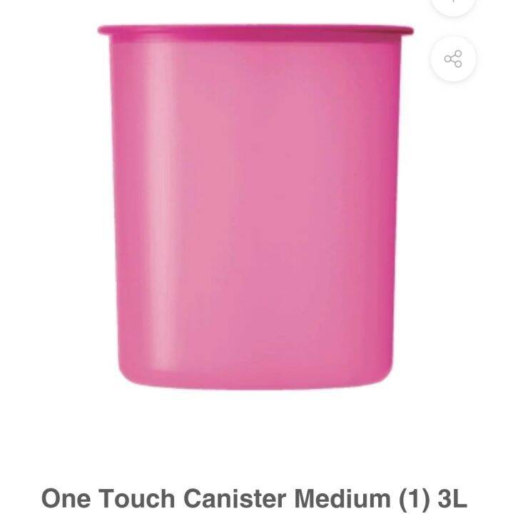 Tupperware 3.0L One Touch Canister Medium 3.0L(1 Pcs) | Lazada