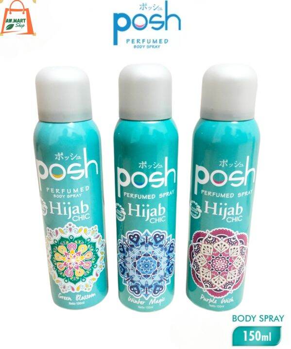 POSH Body Spray Hijab Bottle - 150ML | Lazada Indonesia