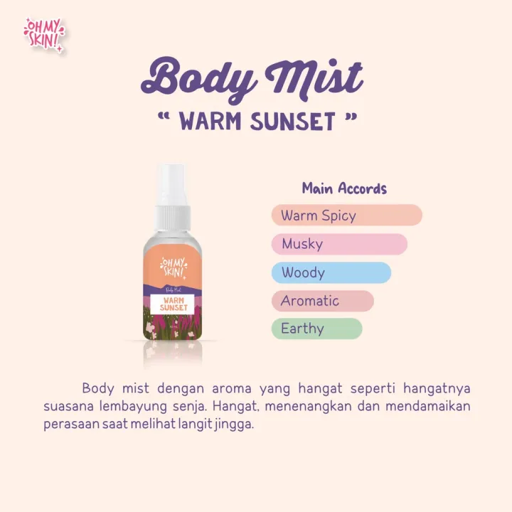 body mist oh my skin parfum | Lazada Indonesia