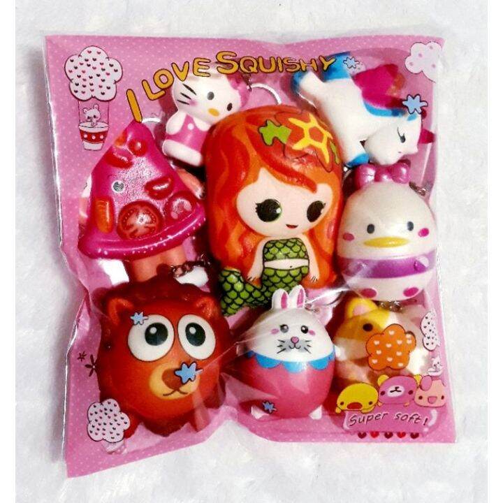 8 Pcs Paket Hemat Squishy lucu Squishy murah Squishy slow rising ...