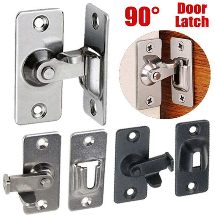 Door Lock 90 Degree Barn Door Latch Sliding Screen Bolt Stainless Steel ...