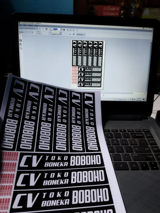 Cetak Sticker Custom Vinyl Lembar A4 + Laminasi | Lazada Indonesia