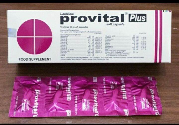 [5 kaps/50 kaps] Provital Plus multivitamin dan mineral | Lazada Indonesia