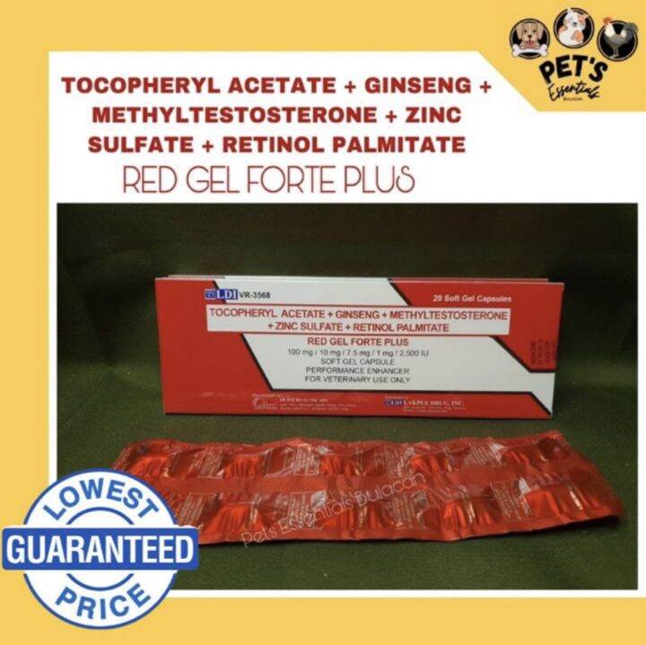 Red Gel Forte 20 soft gel capsules | Lazada PH