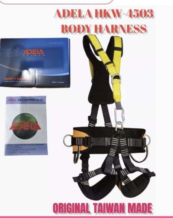 ADELA HKW 4503 SAFETY FULL BODY HARNESS FULL PROTECTION | Lazada PH