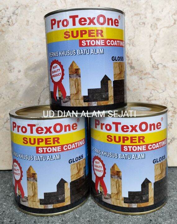 Pernis/Coating batu alam GLOSS super Protexone | Lazada Indonesia