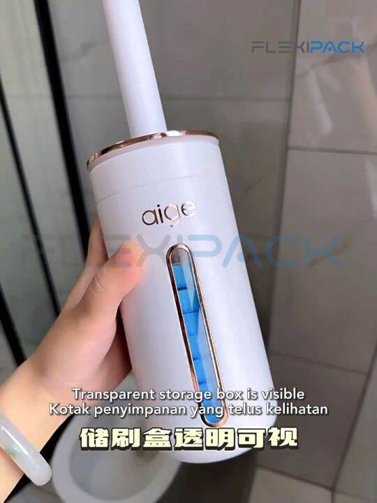 [New Version] Disposable Toilet Bowl Cleaner Brush Wall Mounted Toilet ...