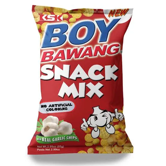 Boy Bawang Snack Mix with Real Garlic Chips in 85g | Lazada PH