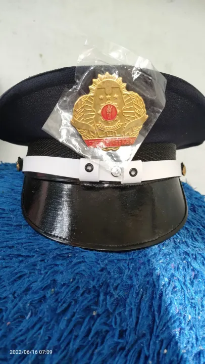 piercing cap for security guard with cap device ( officer) | Lazada PH