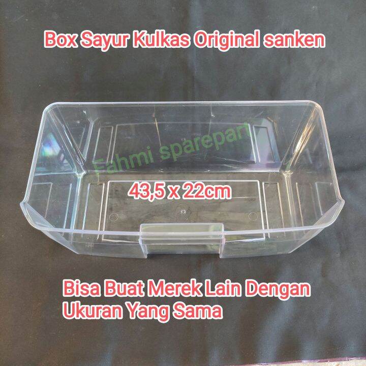 BOX SAYUR/TEMPAT SAYUR KULKAS ORIGINAL SANKEN, 1 PINTU DAN 2 PINTU ...