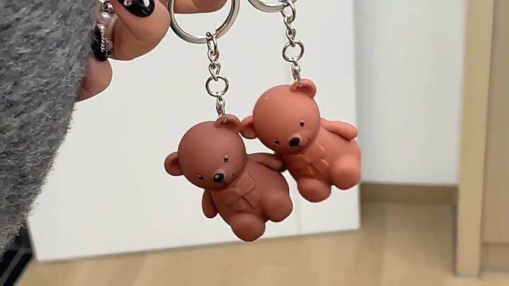 ลิปสติก Bear Lips ลิปสติกพวงกุญแจ Matte Velvet Nude Lipstick Soaked ...