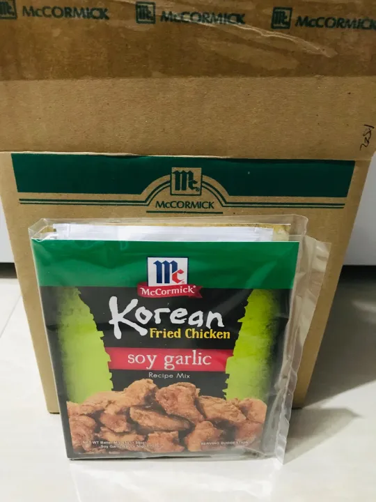McCormick Korean Fried Chicken Soy Garlic Mix 95g | Lazada PH
