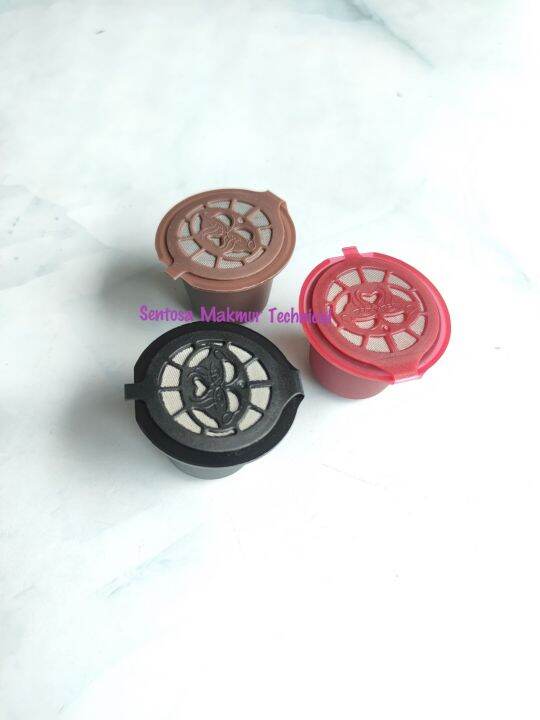 NESPRESSO Refill Refillable Reusable Coffee Capsule Kapsul Isi Ulang ...