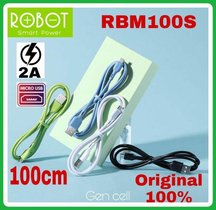 Kabel Casan Kabel Data ROBOT RBM100S 2A Fast Charging Micro USB 100cm ... Kabel Casan Kabel Data ROBOT RBM100S 2A Fast Charging Micro USB 100cm ...