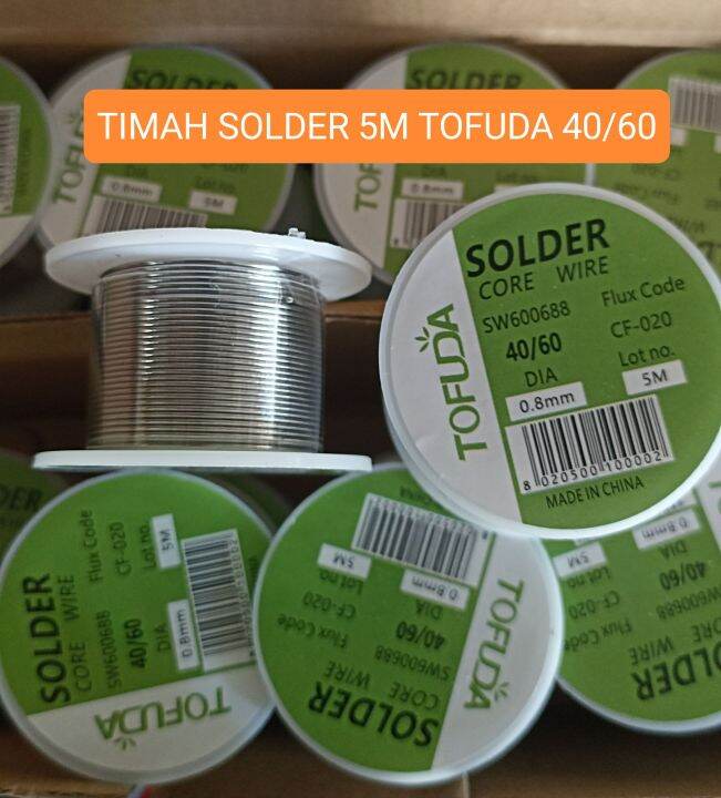 TIMAH SOLDER 5M TOFUDA 40/60 5METER | Lazada Indonesia