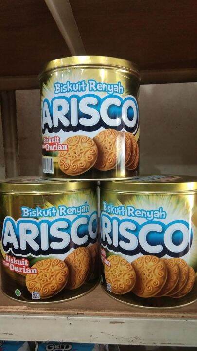 Biskuit Kaleng / Arisco Biskuit Rasa Durian / Biskuit Lebaran | Lazada ...