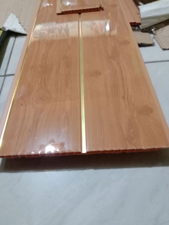 Plafon PVC Potongan Panjang 50 cm Lebar 20 cm Tebal 8mm Kualitas ...