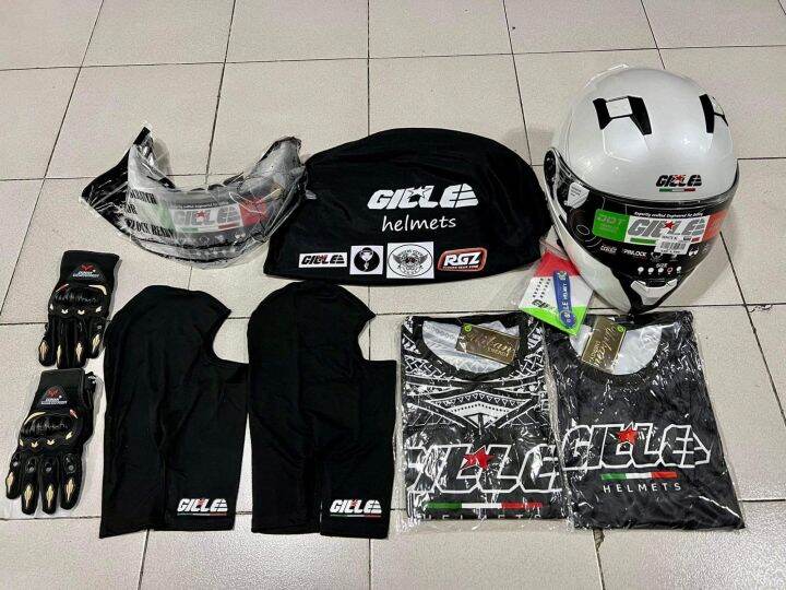 GILLE GXR modular helmet with lots of freebies | Lazada PH