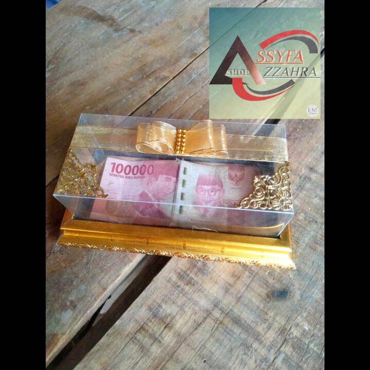 souvenir kotak uang mahar, box seserahan , kotak mahar plus mika ...