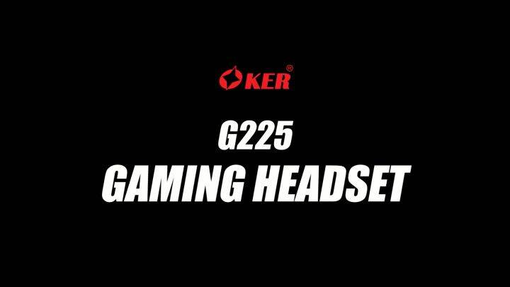 แท้100% OKER G225 หูฟัง 3.5+USB PRO GAMING HEADSET หูฟังคอม หูฟัง Stereo หูฟังเกมส์มิ่ง #CC 225 ...