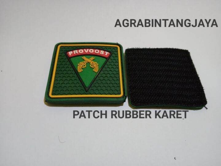 patch rubber logo provost logo karet provost rubber karet | Lazada ...
