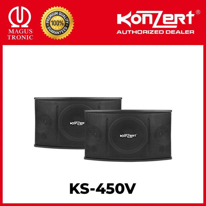 KONZERT KS-450V Karaoke Speaker/ PAIR | Lazada PH