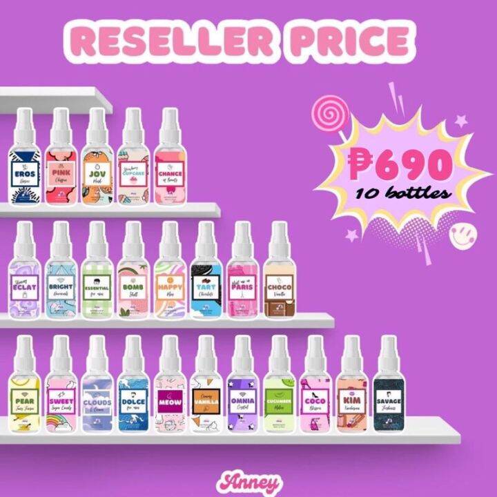 ANNEY PERFUME RESELLER PACKAGE (10 bottles) checkout only | Lazada PH