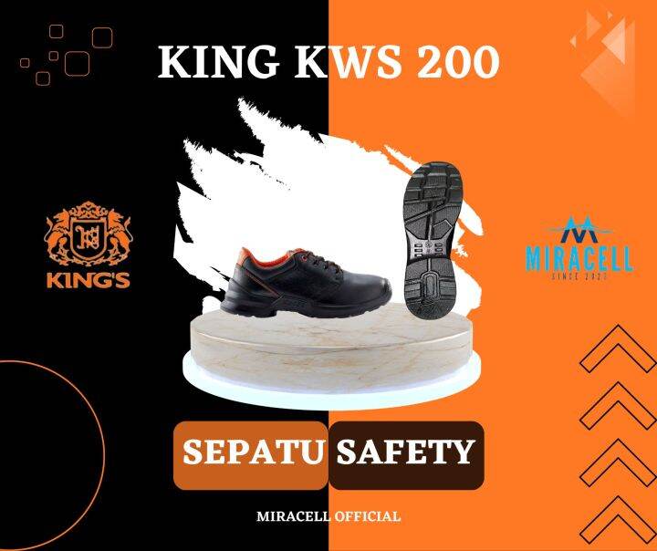 sepatu safety pria Kings KWS 200 | Lazada Indonesia