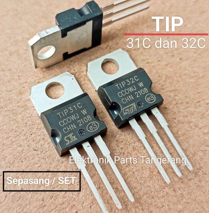 TIP 31 TIP 32 ( SATU PASANG) TIP31 TIP32 TIP 31C TIP 32C TIP31C TIP32C TRANSISTOR TIP 31C ...