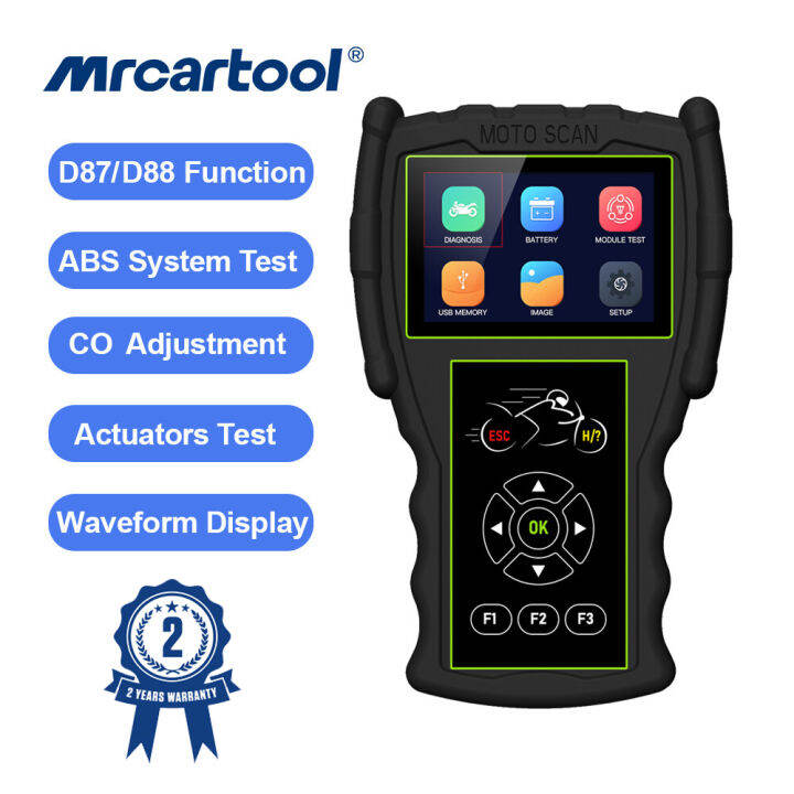 MRCARTOOL JDiag M100 Pro Full Version Motorcycle Scanner D87 D88 CO ...