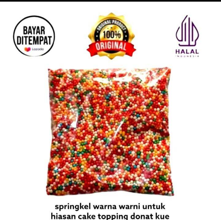 SPRINGKEL TOPING WARNA WARNI 100 GRAM | Lazada Indonesia