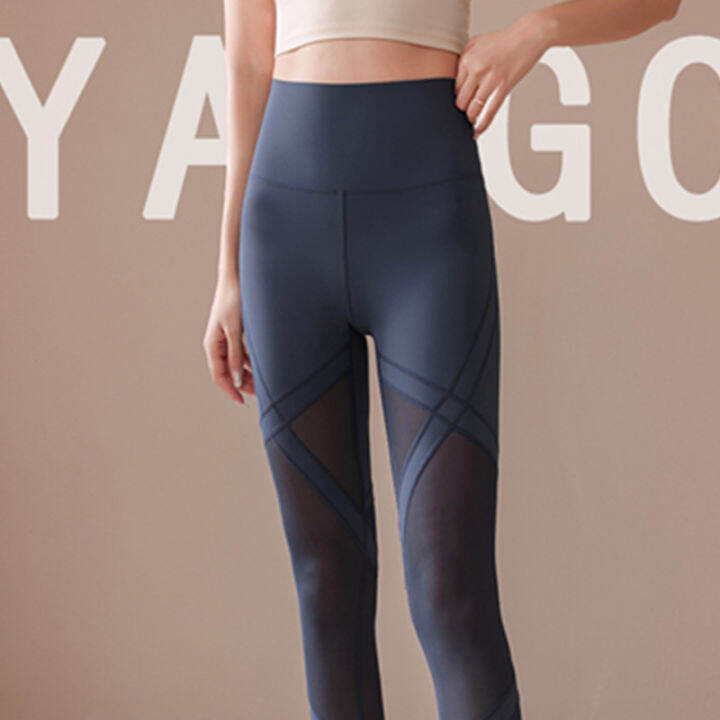 Luoke ชุดกางเกงรัดกีฬายกกระชับสัดส่วนเอวโยคะของผู้หญิง | Lazada.co.th