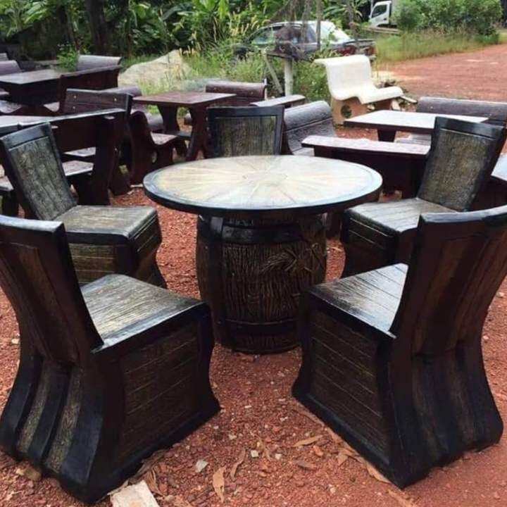 Set Kerusi Meja Batu Taman / Pelbagai Pilihan Design | Lazada