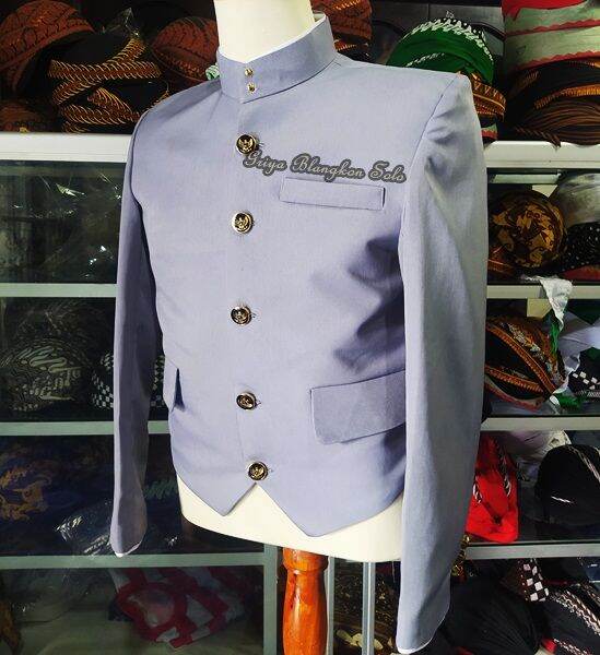 Baju Beskap Adat Solo Model Atella Lapis Puring | Lazada Indonesia