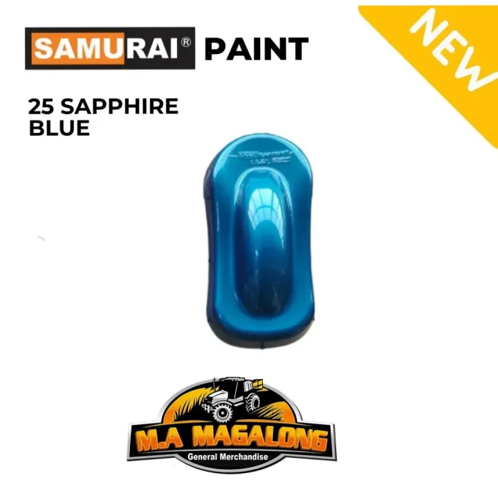 SAMURAI PAINT SAPHIR BLUE 25 (METALLIC COLOR ) 400ML | Lazada PH