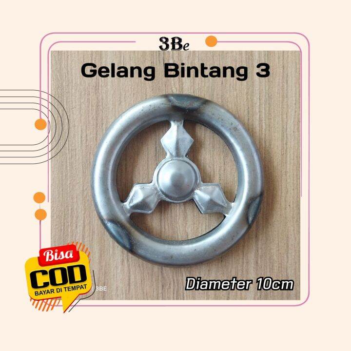 Gelang Bintang 3 Ring Bintang Mercy Ornamen Pagar Tralis Besi Plat ...
