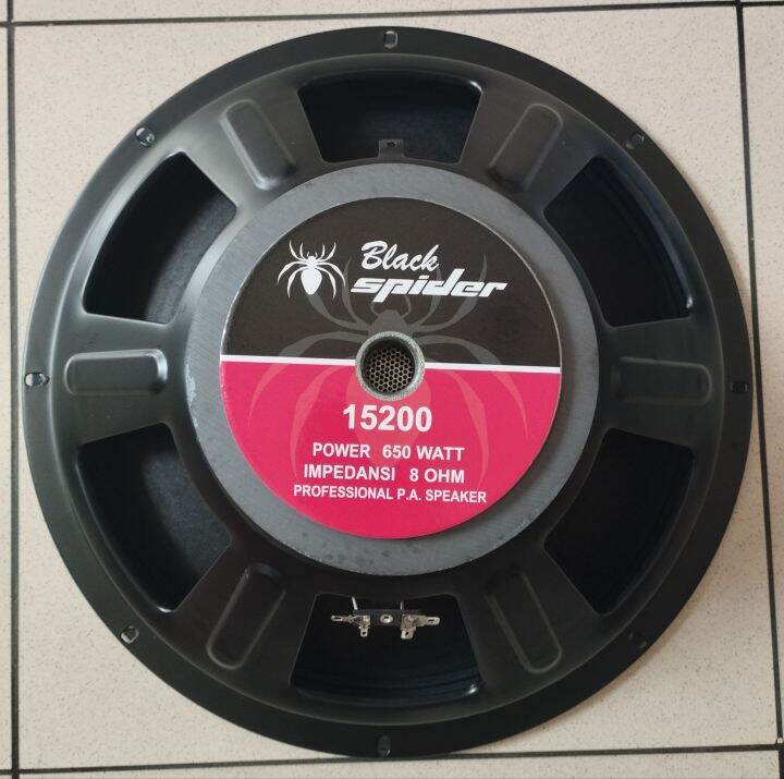 SPEAKER 15 INCH BLACK SPIDER 15200 (harga sudah termasuk packing ...