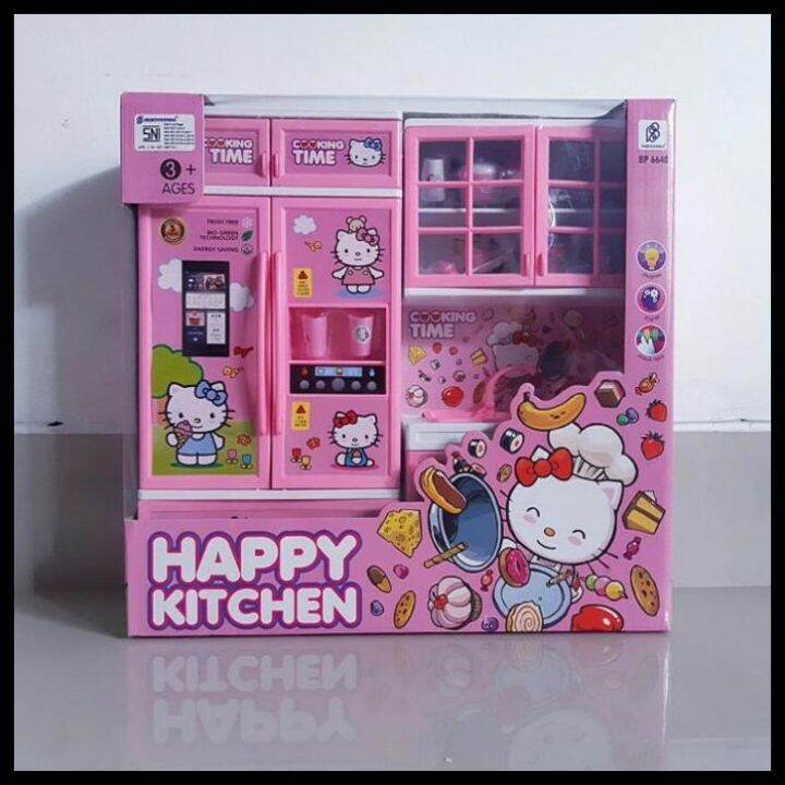 Mainan Happy kitchen set lemari kulkas dan set oven | Lazada Indonesia