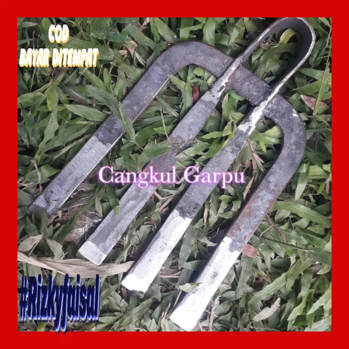 Cangkul Garpu Asli Baja Untuk Tani Ukuran Besar Cangkul Garpu Baja Per ...
