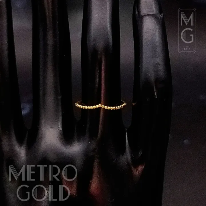 18K Saudi Gold Bubble Ring | Lazada PH