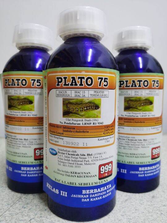1L Hextar Plato 75 Racun Serangga (Sama Dengan Karate & Match) Lufenuron & Lambda Cyhalothrin ...
