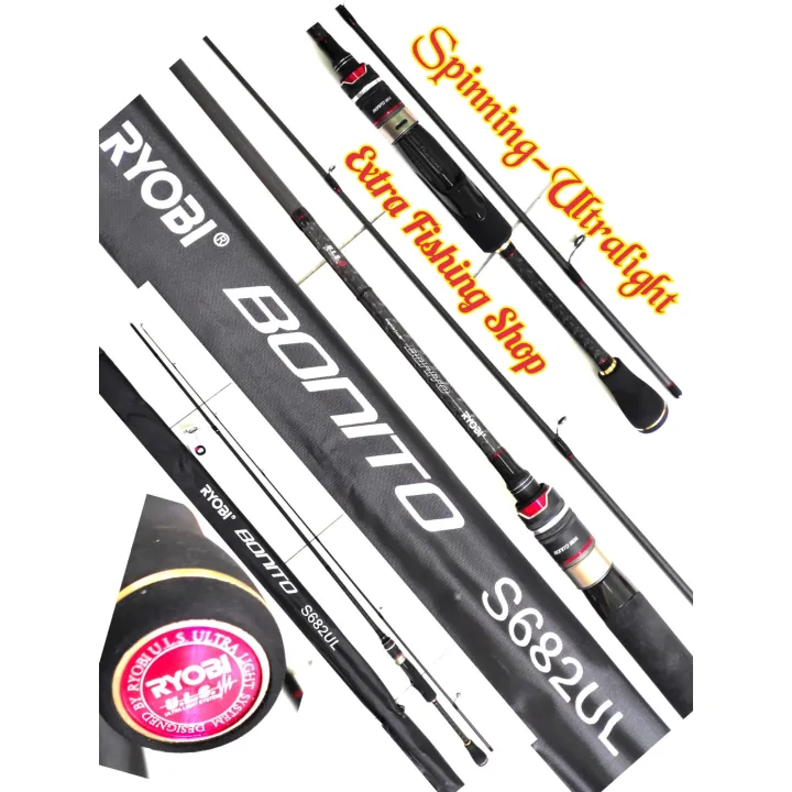 Joran Ryobi Bonito 682ul spinning ultralight 204cm | Lazada Indonesia